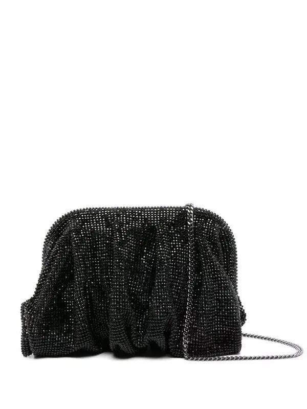 Benedetta Bruzziches Beaded Pleated Clutch