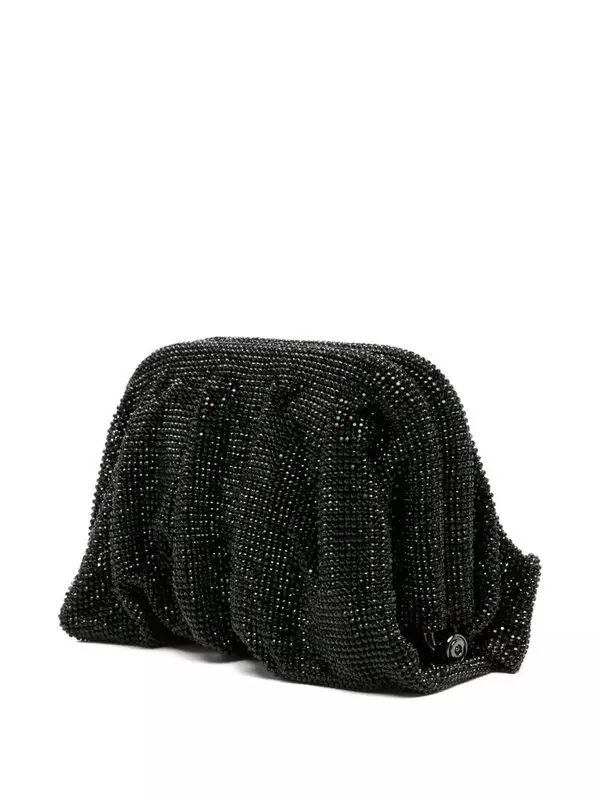 Benedetta Bruzziches Beaded Pleated Clutch