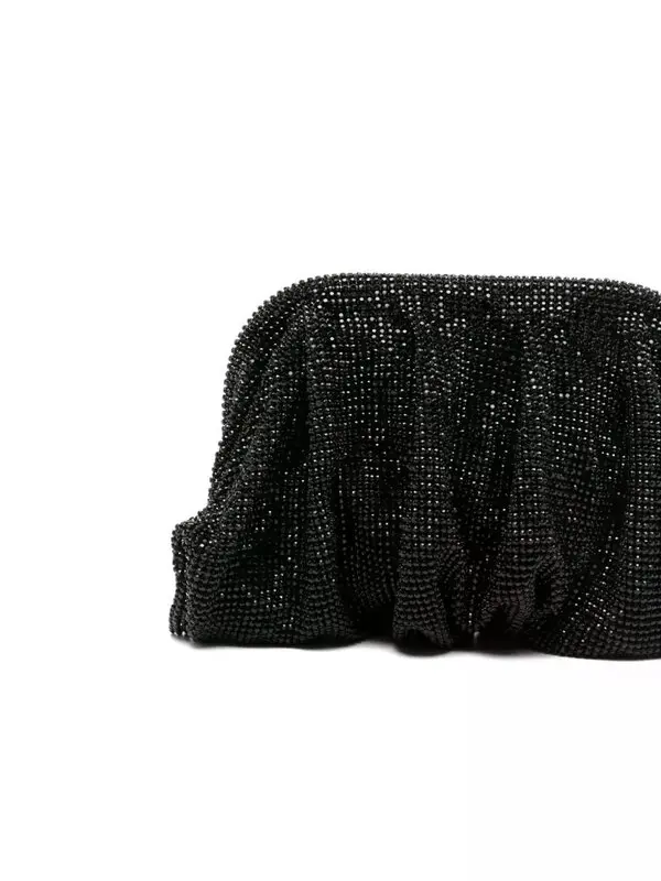 Benedetta Bruzziches Beaded Pleated Clutch