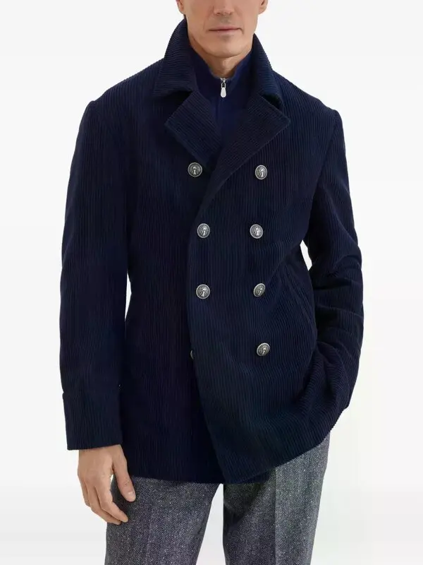 Brunello Cucinelli Corduroy Double-breasted Jacket