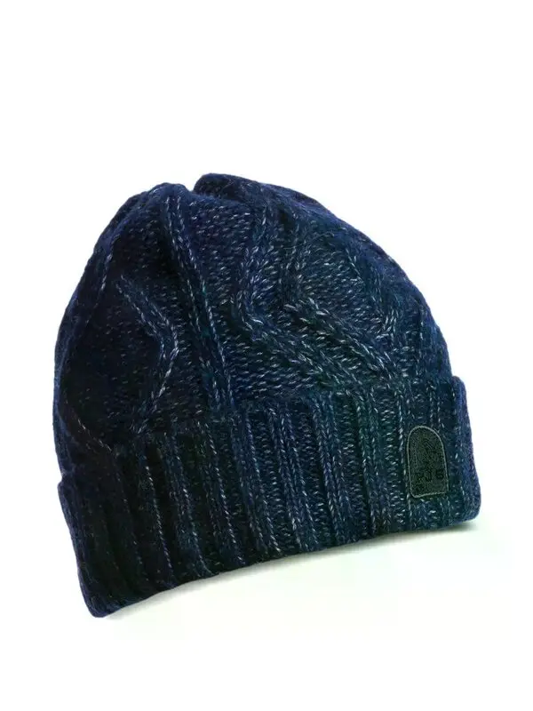 PARAJUMPERS Cable-knit Beanie - Blue