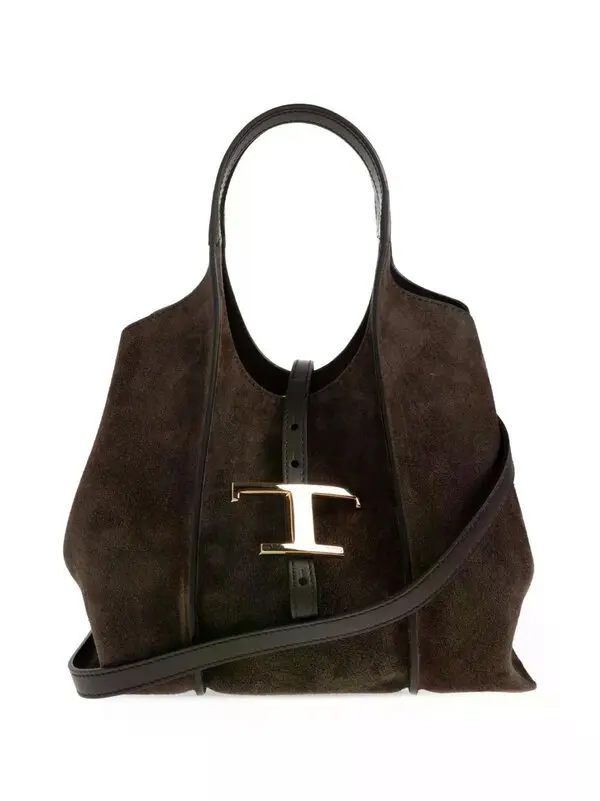TOD'S Timeless T-buckle Shoulder Bag - Brown