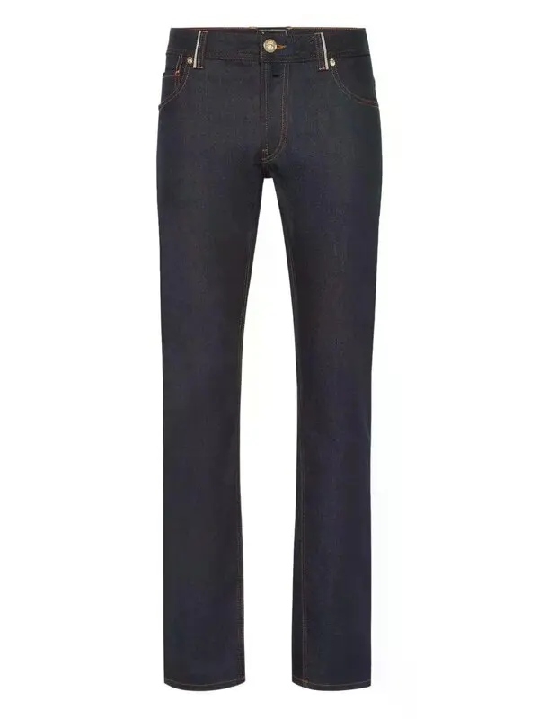 BILLIONAIRE Straight-leg Jeans With Logo Patch
