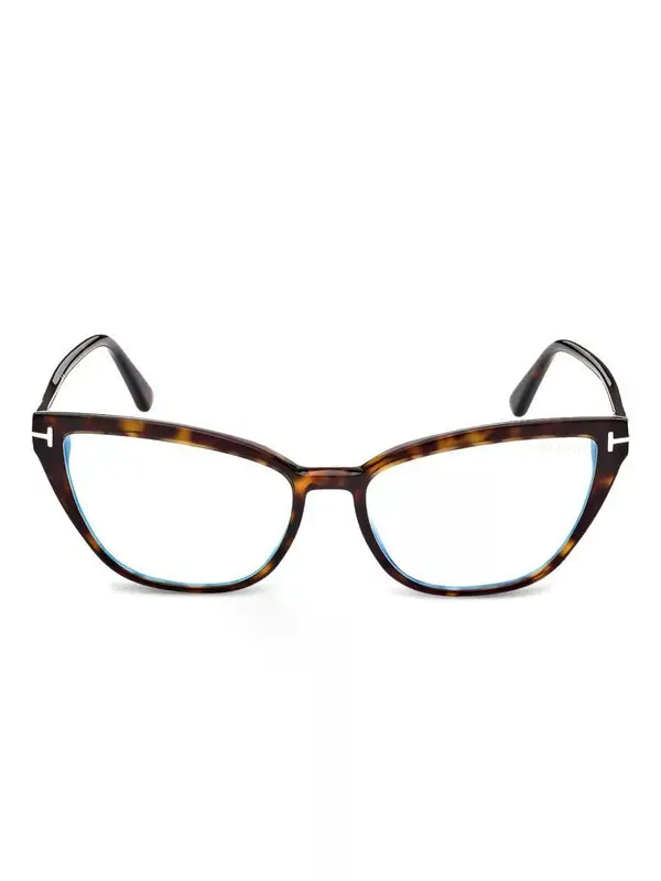 TOM FORD Cat Eye-frame Glasses - Brown