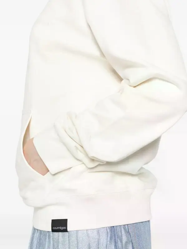 COURREGES Hooded Top With Pocket