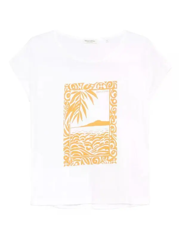 Marc O'polo Printed T-shirt - White