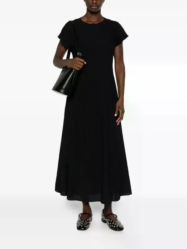 Marc O'polo Cap-sleeve Flared Midi Dress