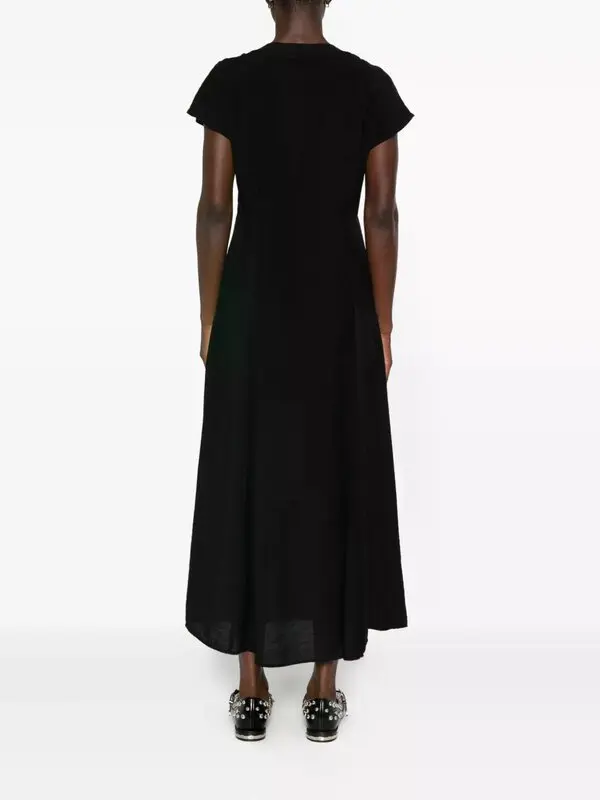 Marc O'polo Cap-sleeve Flared Midi Dress