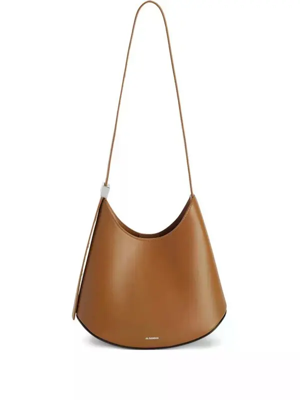 JIL SANDER Small Eldorado Shoulder Bag - Brown