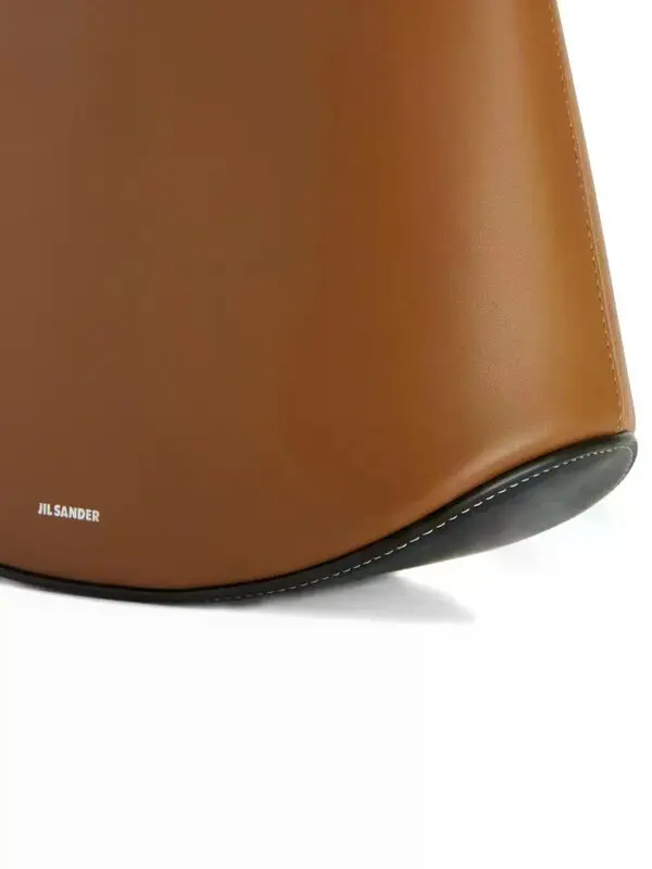 JIL SANDER Small Eldorado Shoulder Bag - Brown