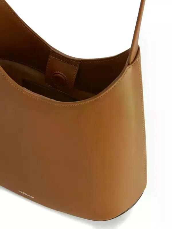 JIL SANDER Small Eldorado Shoulder Bag - Brown