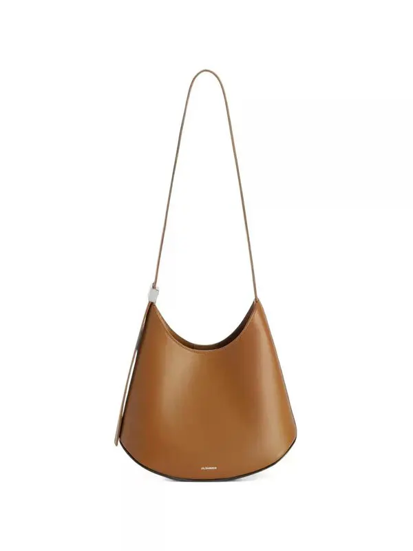 JIL SANDER Small Eldorado Shoulder Bag - Brown