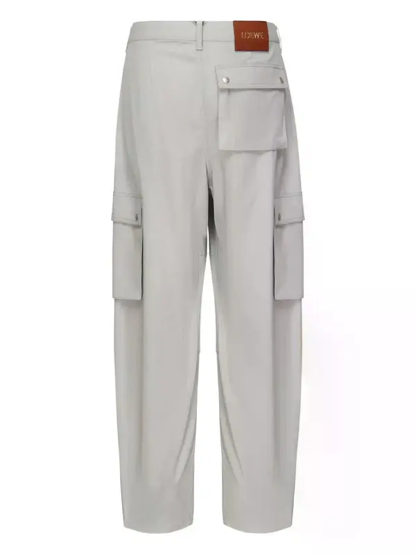 Loewe Cargo-pockets Straight-leg Trousers - Grey
