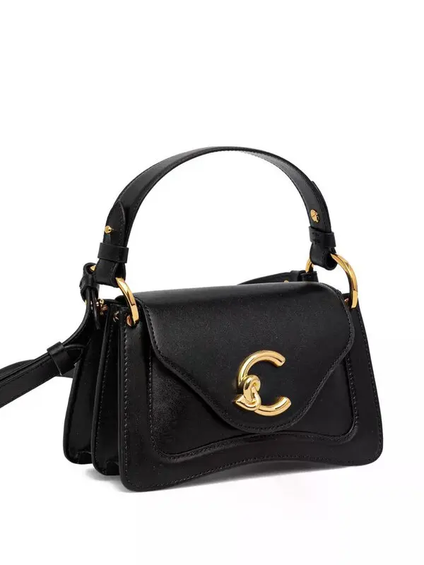 COCCINELLE C-me Leather Satchel - Black