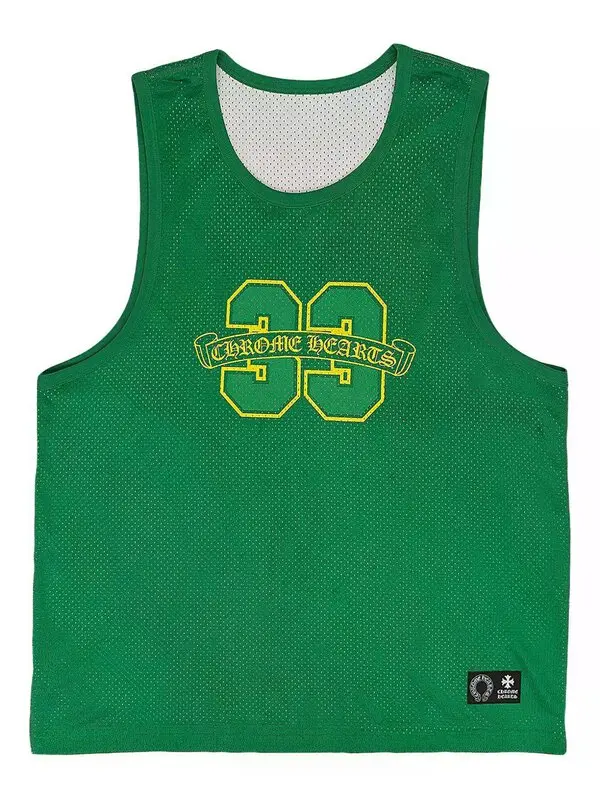 Chrome Hearts Mesh-panel Jersey Vest