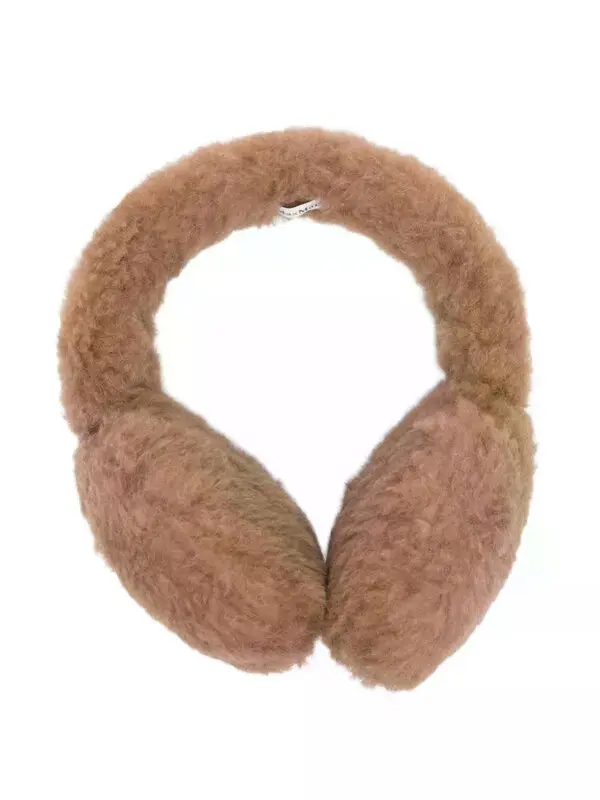 Max Mara Logo-patch Earmuffs - Brown