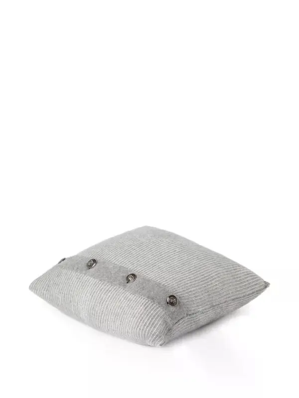 Brunello Cucinelli Ribbed Buttoned Cushion
