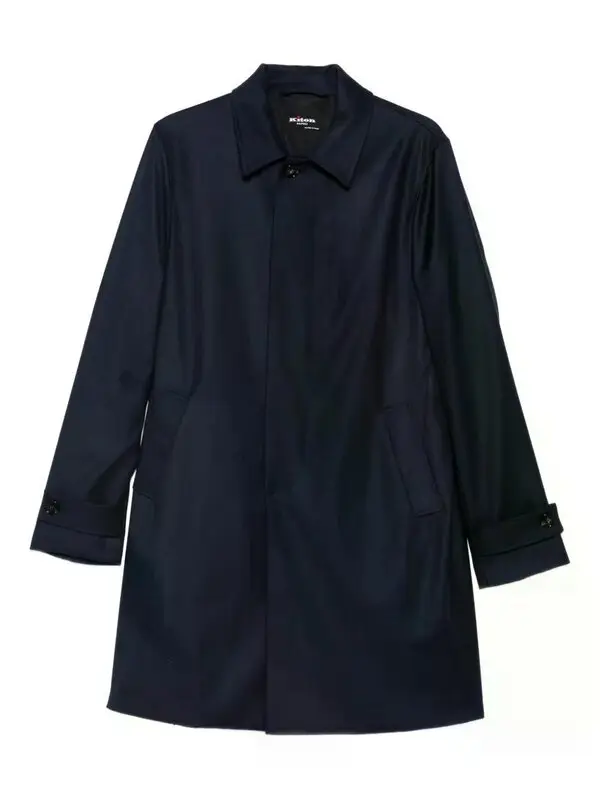 Kiton Button-cuff Wool Coat