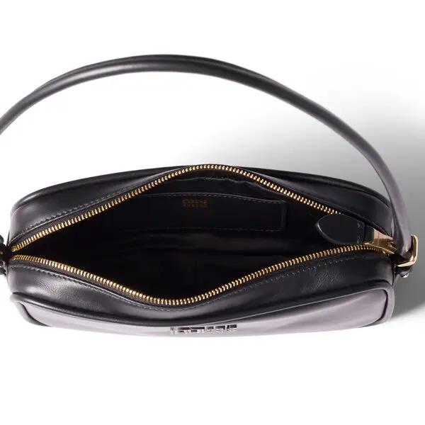Miu Miu Leather Pouch - Black