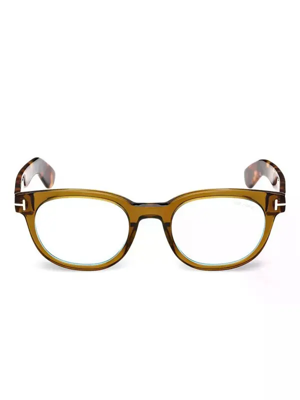 TOM FORD Square-frame Glasses - Brown