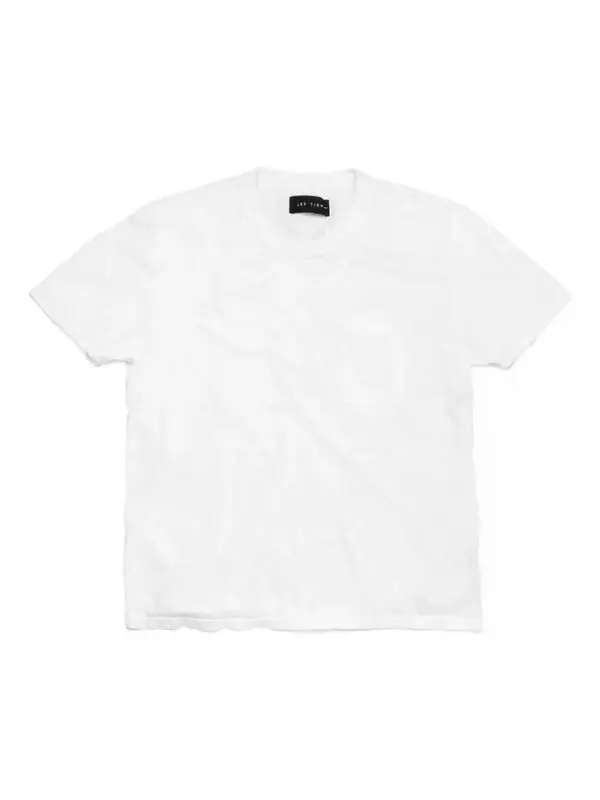 LES TIEN Short-sleeve Cotton T-shirt - White