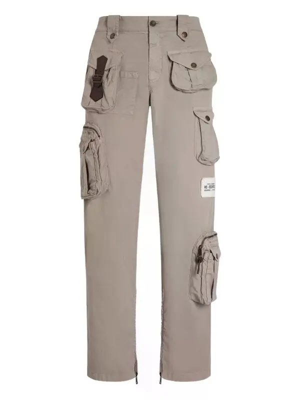 Dolce & Gabbana Cotton Blend Cargo Trousers