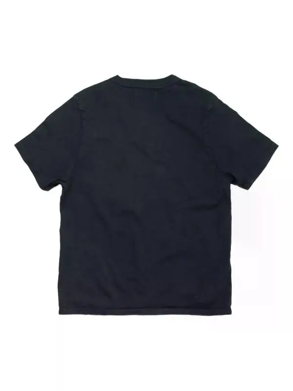 LES TIEN Pocket-detail Cotton T-shirt - Black