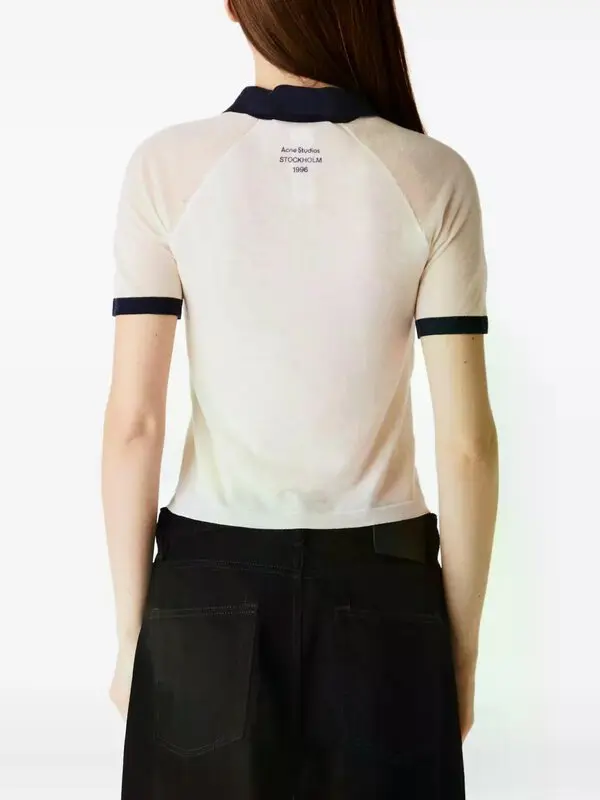 Acne Studios Short-sleeve Pocket Polo Top - White