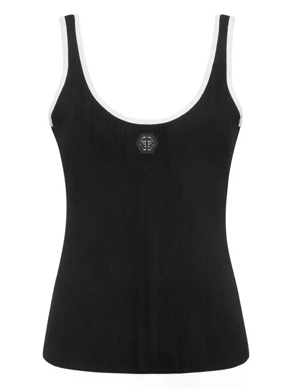 Philipp Plein Ribbed-knit Tank Top