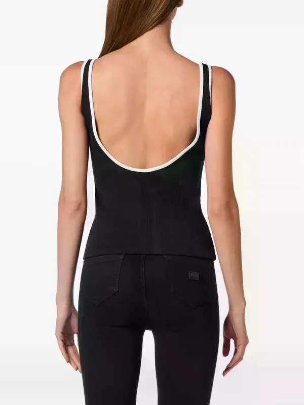 Philipp Plein Ribbed-knit Tank Top