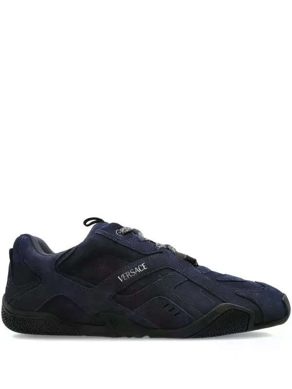 Versace Galaxia Suede Sneakers - Blue