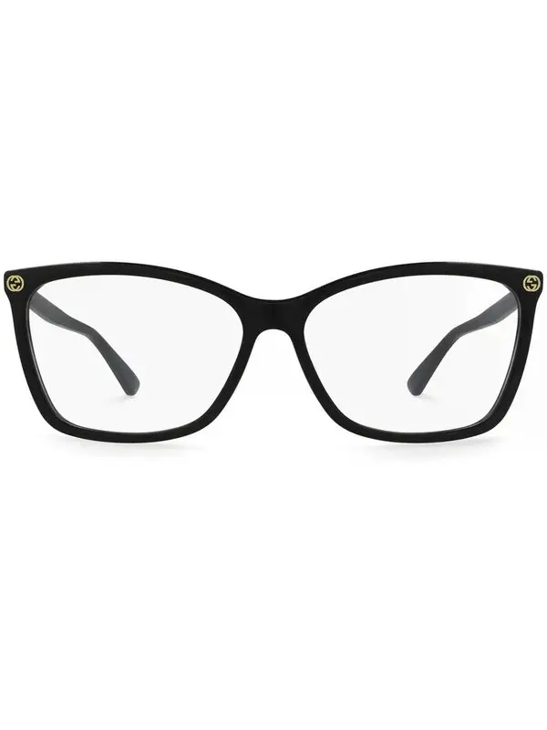 Gucci Rectangular Eyeglasses - Black