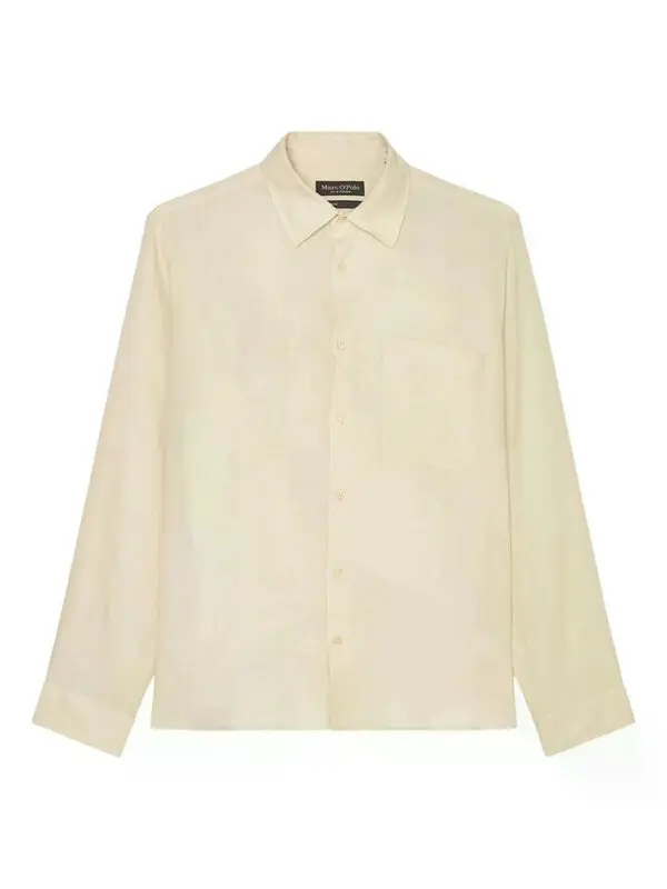 Marc O'polo Chest-pocket Button-up Shirt - Neutrals