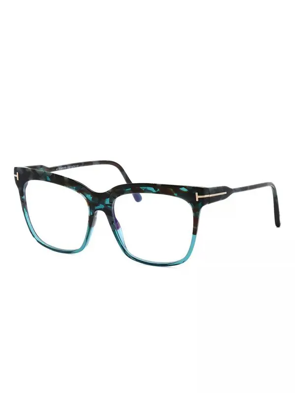 TOM FORD Tortoiseshell Square Frame Glasses