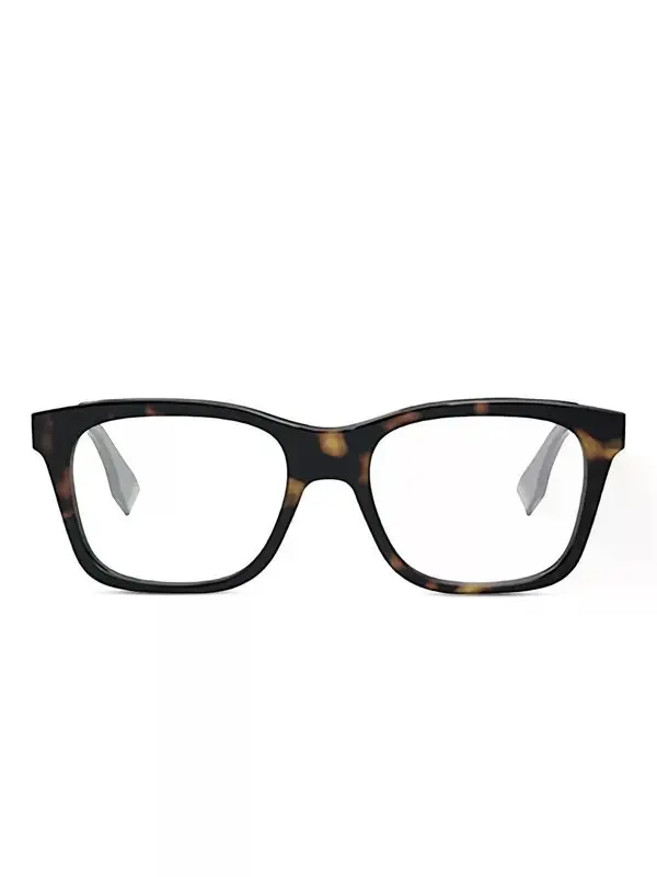 Fendi Square-frame Glasses - Brown
