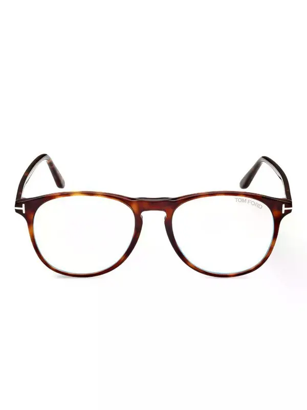 TOM FORD Round-frame Glasses - Brown