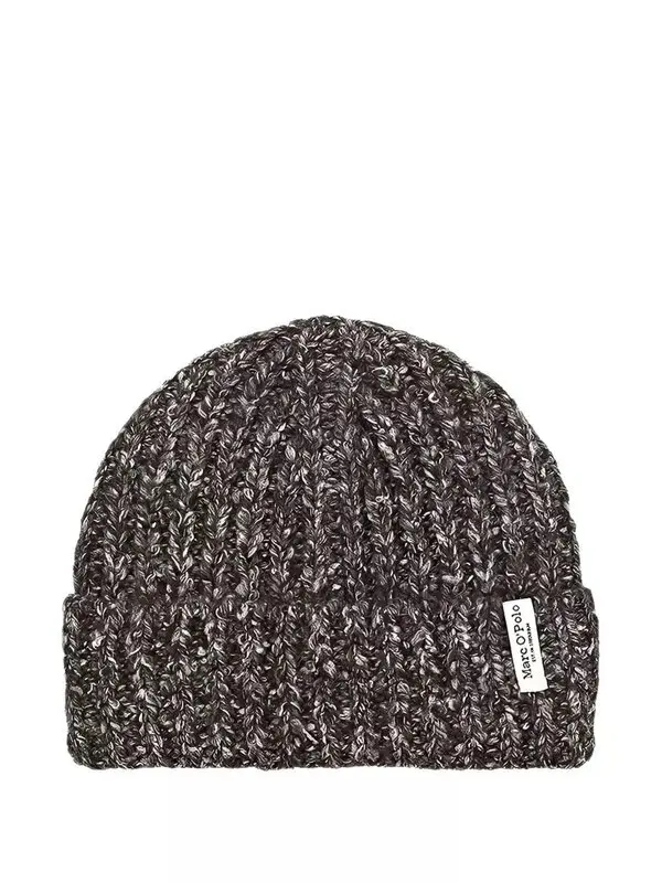 Marc O'polo Ribbed Knit Beanie - Grey