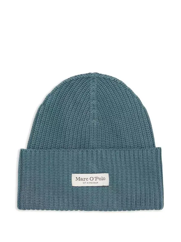 Marc O'polo Ribbed-knit Beanie - Blue