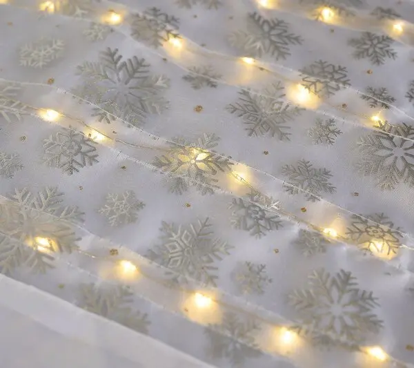 BETHLEHEM LIGHTS As Is Illuminated Plug-in Table Runner
