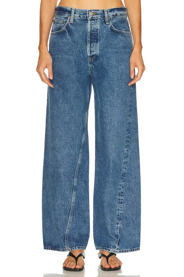 AGOLDE Twist Low Slung Baggy Jeans - Myth