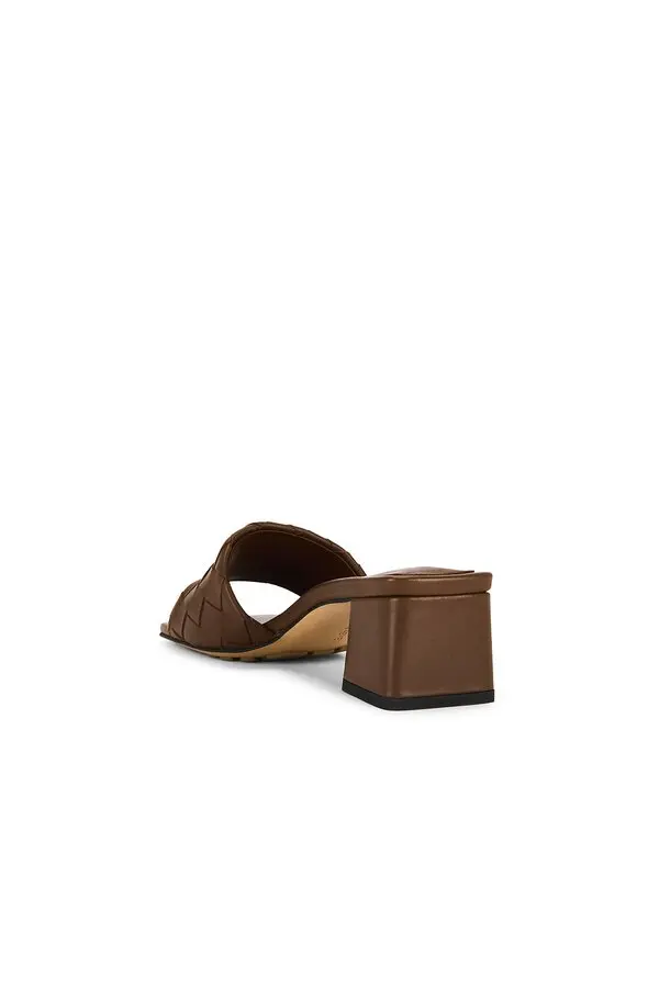 Bottega Veneta Mule Sandal - Dark Leather