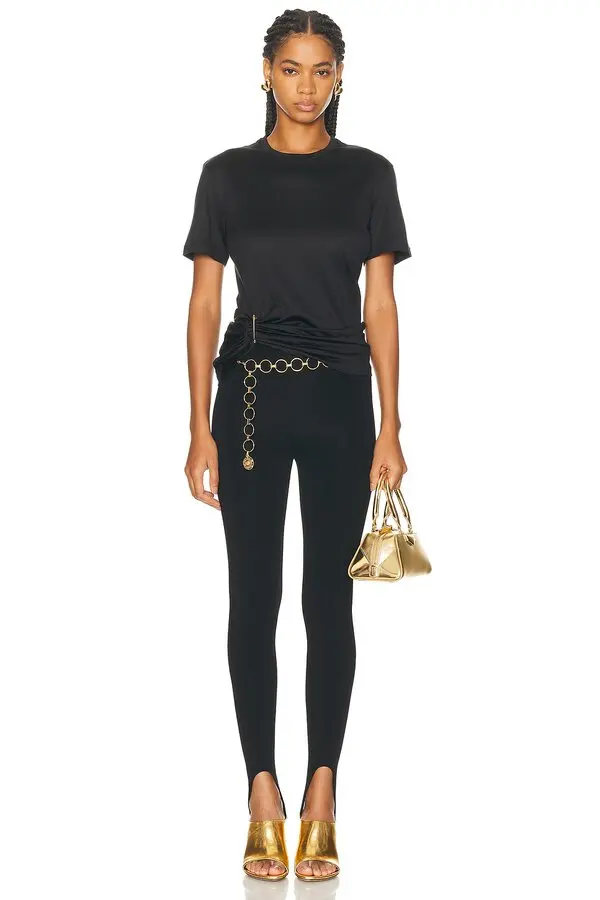 Versace Tie Side Top - Black