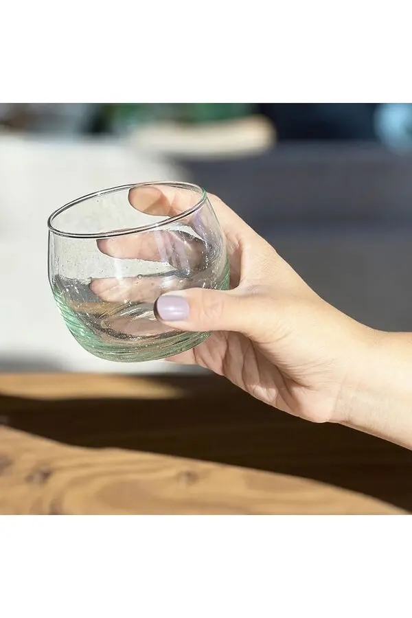 VERVE CULTURE Set Of 4 Stemless Wine Glasses