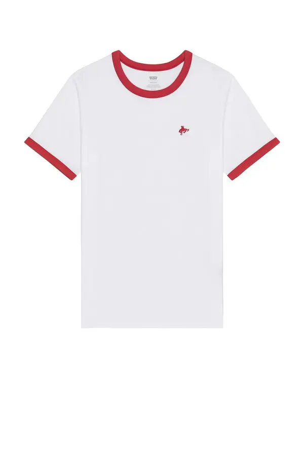 LEVI'S Retro Ringer Tee In White