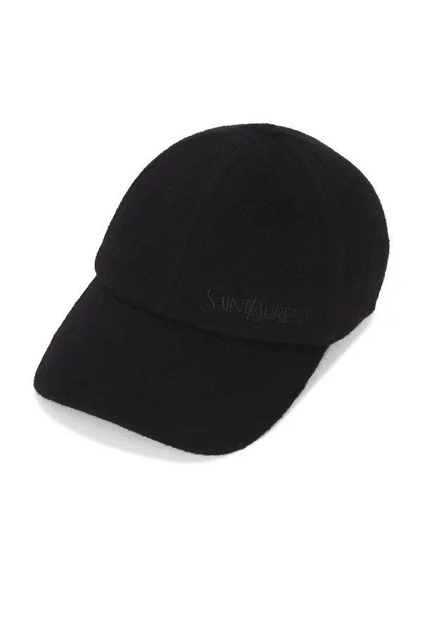 Saint Laurent Embroidered Cap