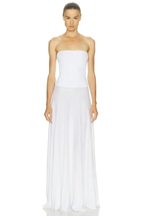 Alaïa Maxi Dress - Blanc
