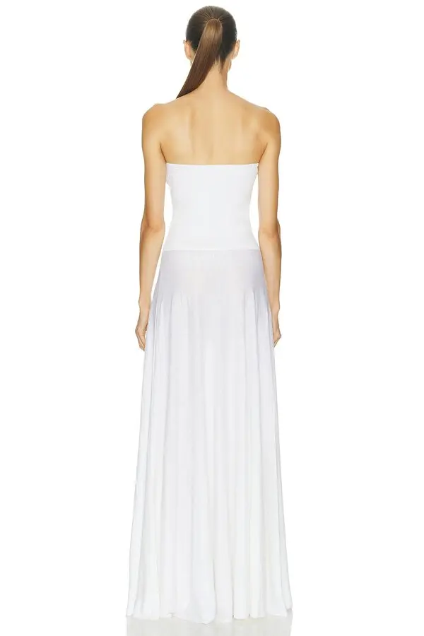 Alaïa Maxi Dress - Blanc