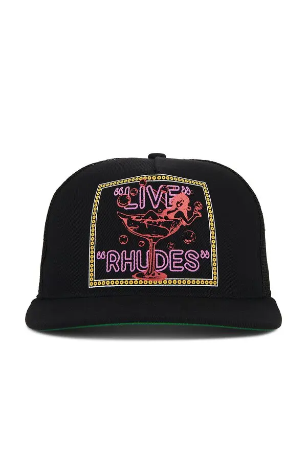 Rhude Trucker Hat - Black