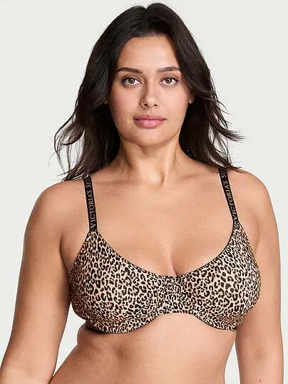Victoria's Secret The T-shirt Cotton Unlined Scoop Bra - Print