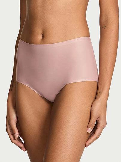 Victoria's Secret Body Victoria Flex Mid-rise Modern Brief Panty - Beige